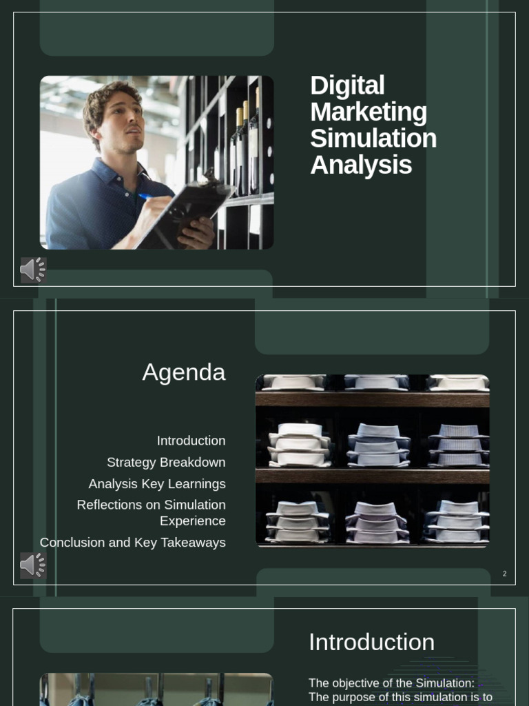 Digital Marketing Simulation Analysis | PDF | Human Communication ...