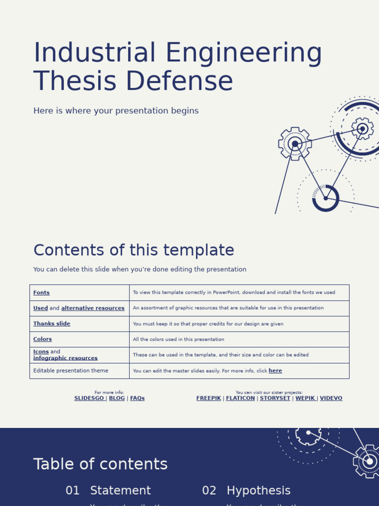 Industrial Engineering Thesis Template | PDF | Planets | Solar System