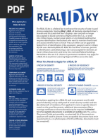 Real ID Checklist | PDF | Identity Document | Driver's License
