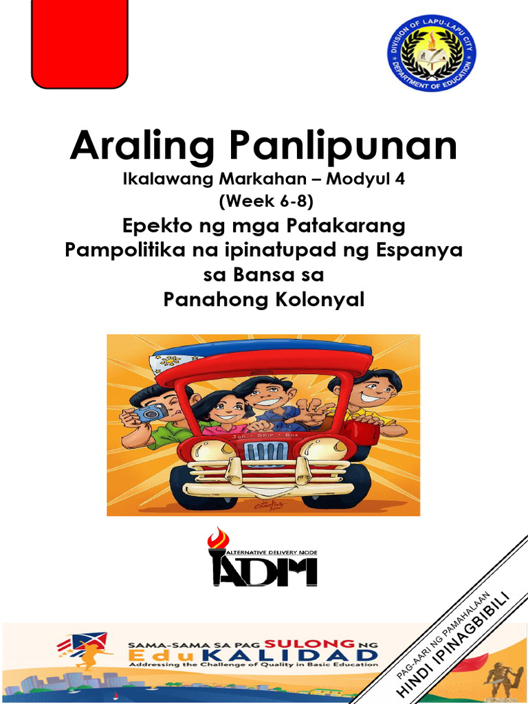 Aralpan5 Q2 M4 W6-8 | PDF