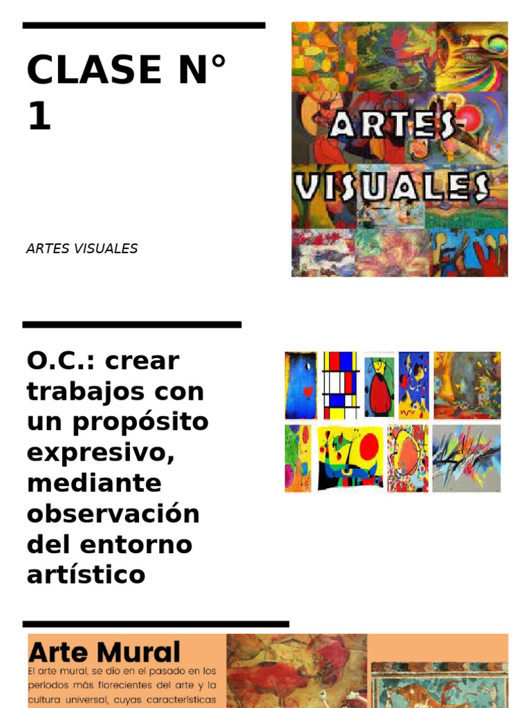 CLASE N° 1 ARTES VISUALES 11 DE MARZO | PDF