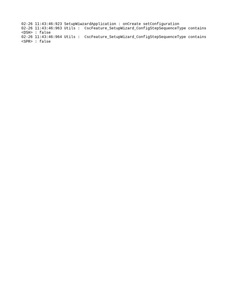 Setup Wizard | PDF