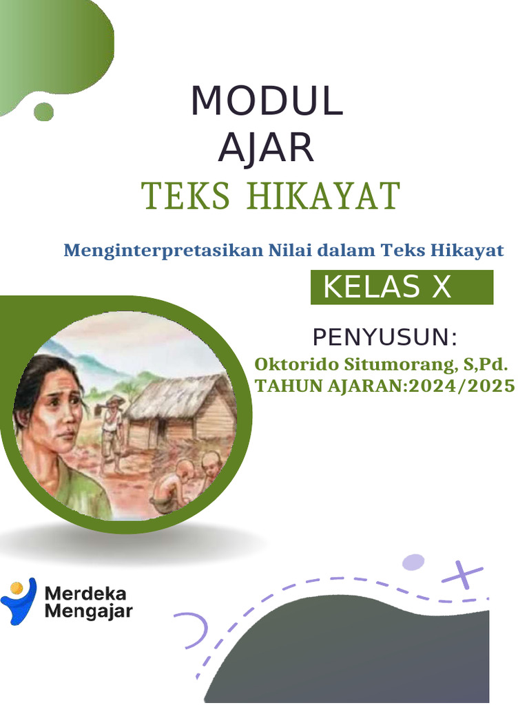 Modul Ajar Teks Hikayat OKTORIDO | PDF