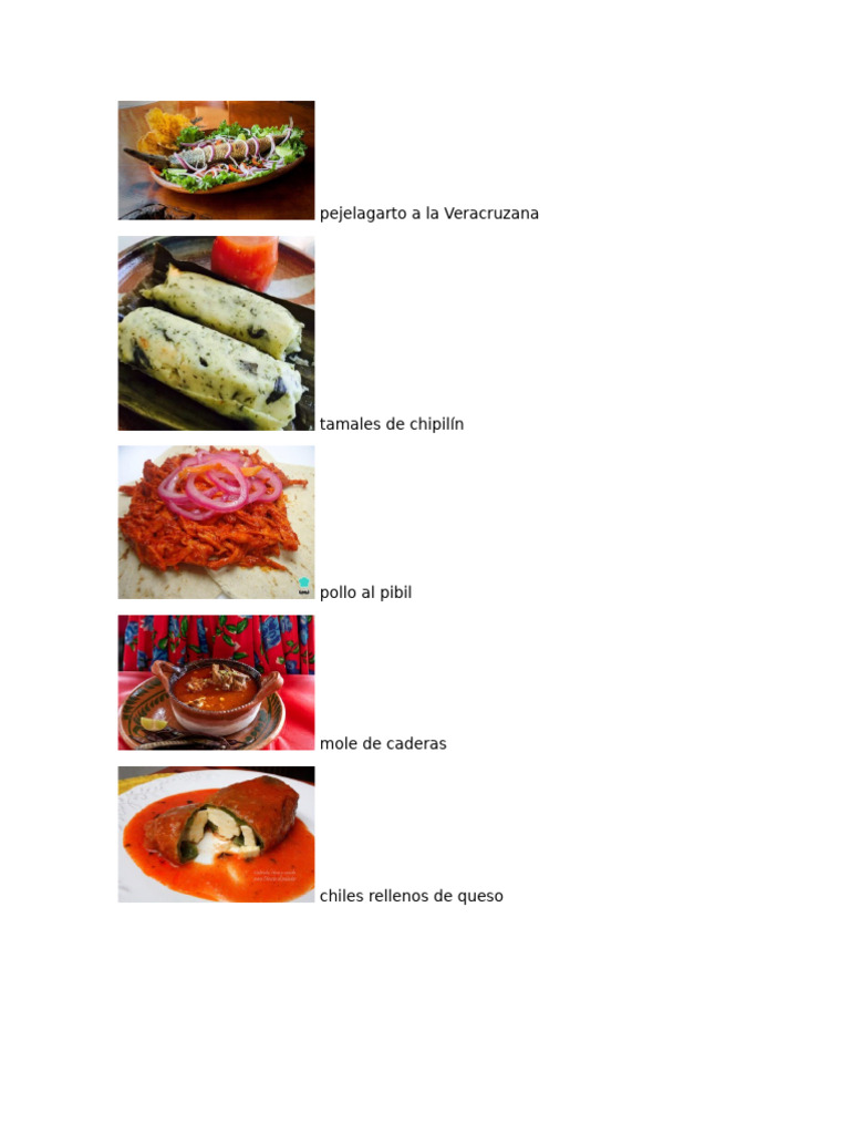 Platos Típicos de Veracruz | PDF