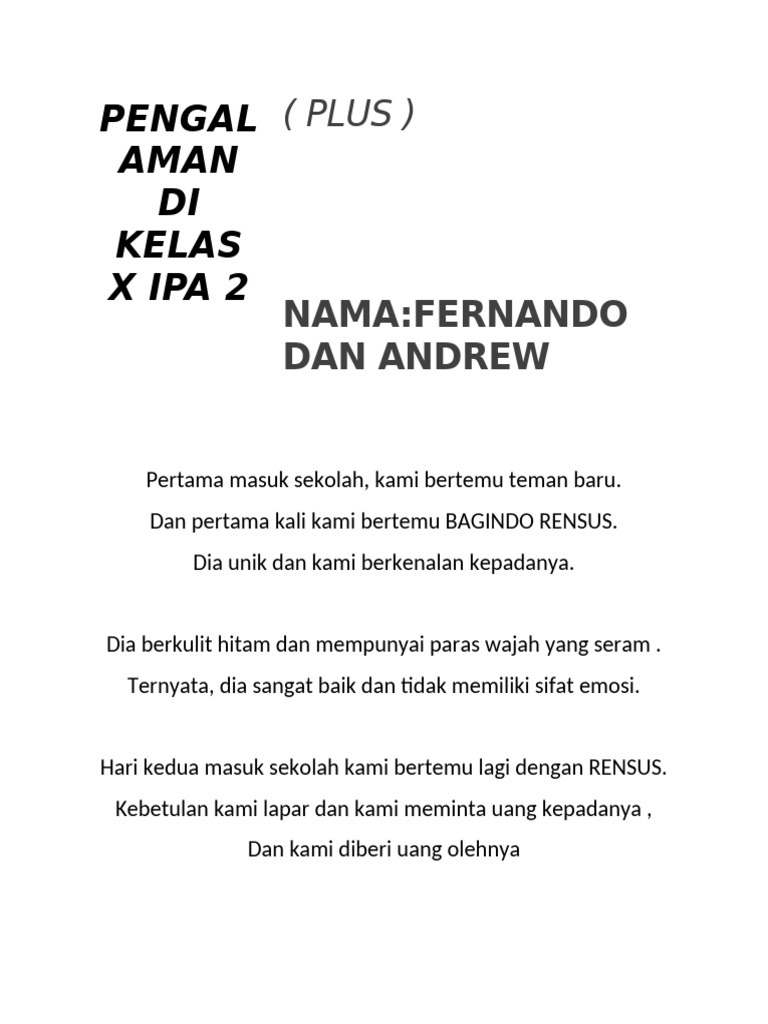 Fernando Dan Andrew | PDF