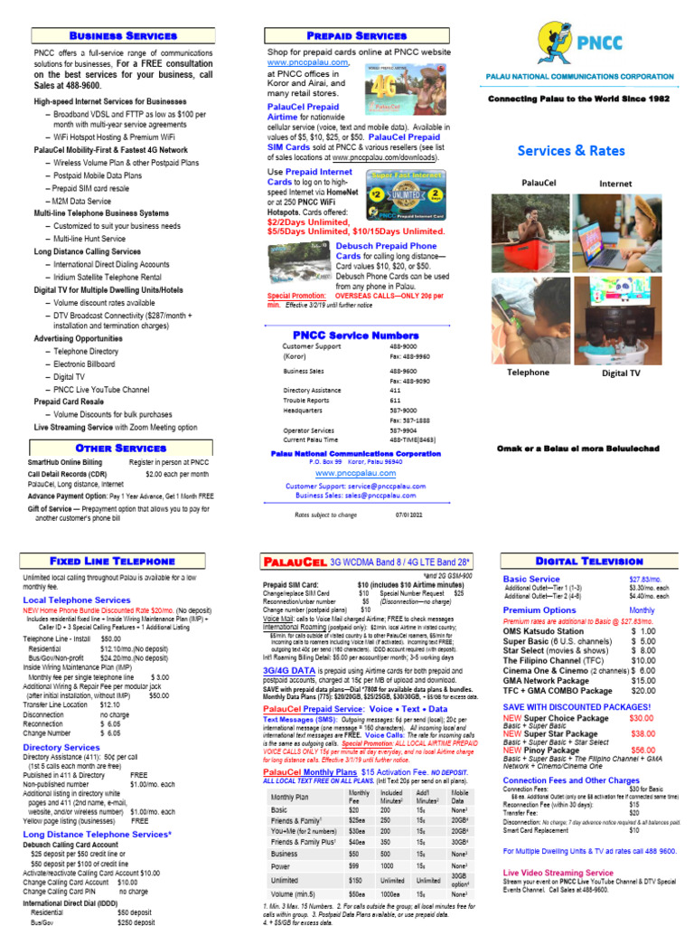 PNCC SmartHub Business Services Overview | PDF | Prepaid Mobile Phone ...