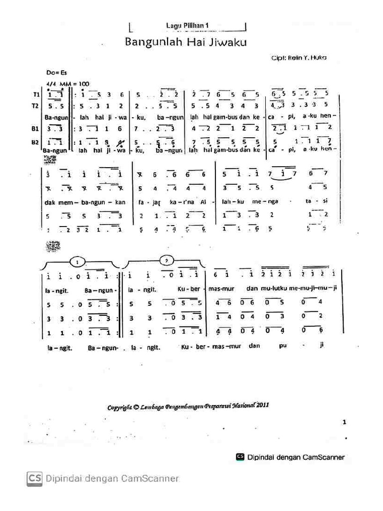 BANGUN LAH JIWANYA | PDF