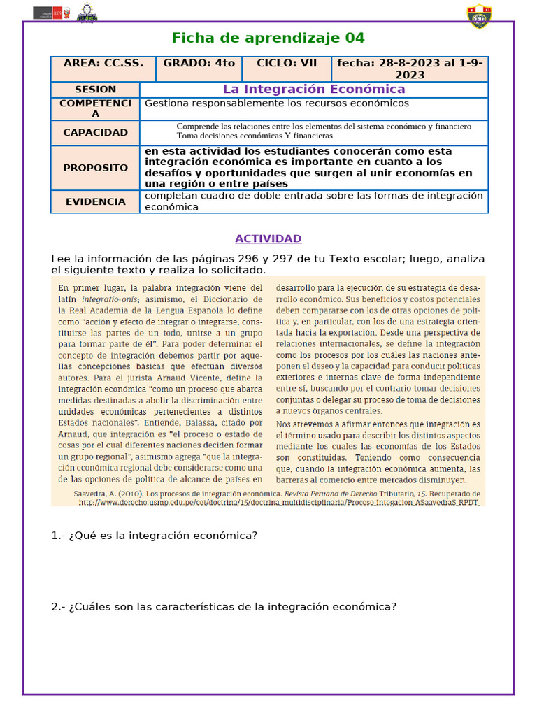 ficha 4 | PDF