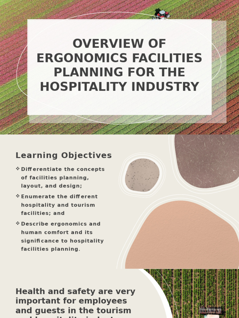 Overview of Ergonomics Facilities Planning For The Hospitality | PDF ...
