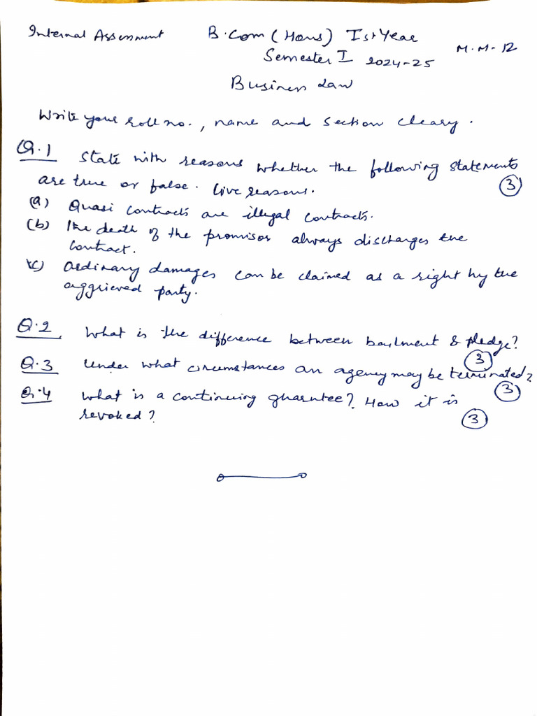 Bl Assignment for 4 Nov | PDF