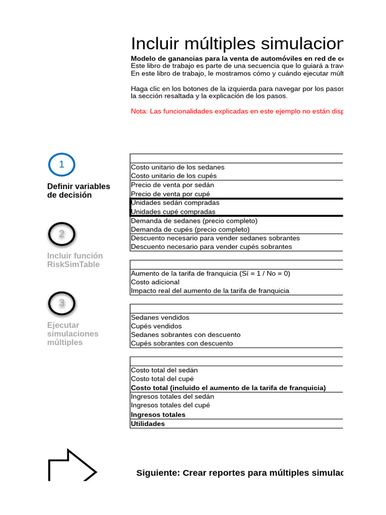 Modelado Avanzado 1 - Múltiples Simulaciones | PDF