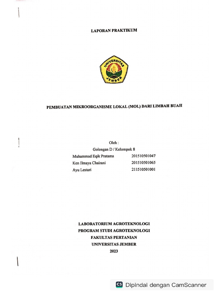 Laprak MOL | PDF