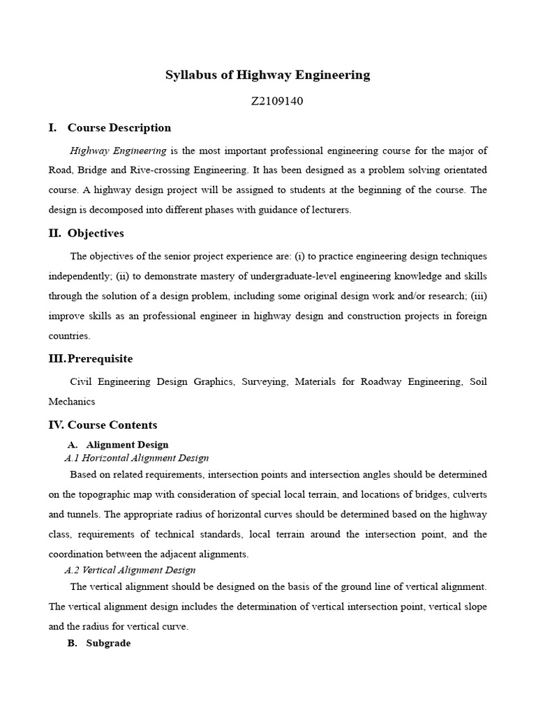 D.2 Highway Engineering | PDF | Road Surface | Civil Engineering