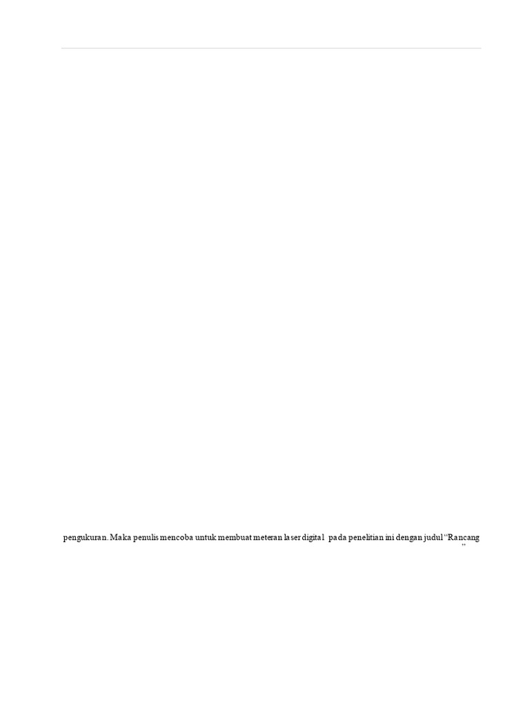 Design of Digital Meters 50 Meters Distance Using | PDF