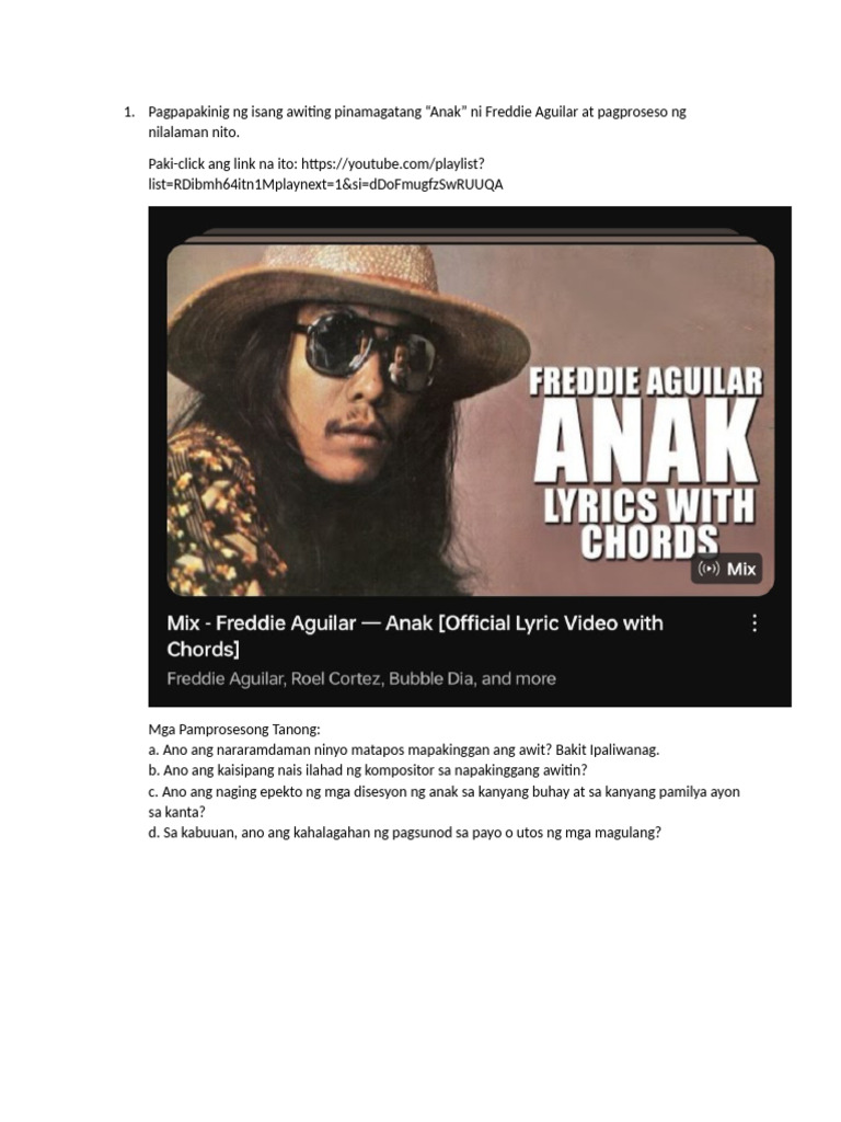 A1-Hook Activity | PDF