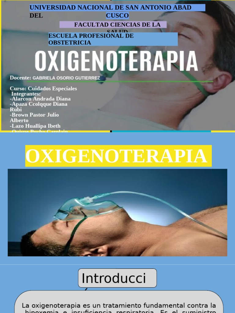 Oxigen Oter Apia | PDF | Especialidades Medicas | Medicina CLINICA