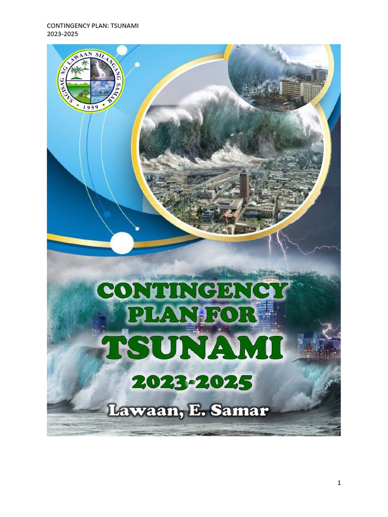 Lawaan Tsunami Contingency Plan 2023-2025 | PDF | Rain | Tropical Cyclones
