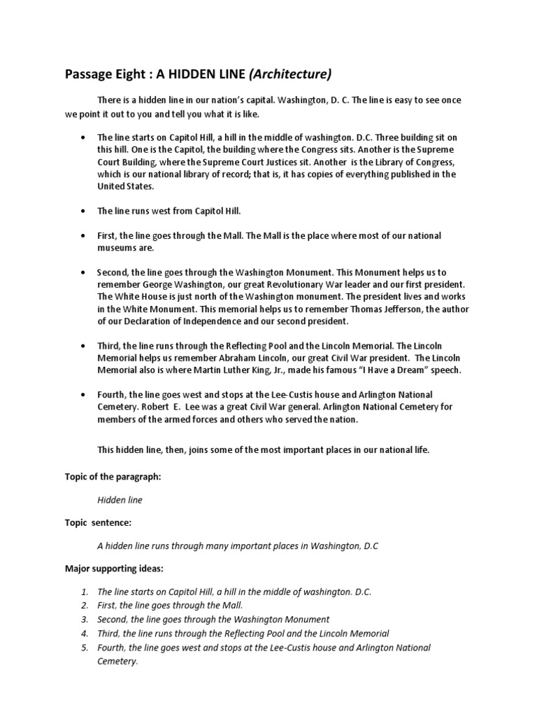 A Hidden Line | Download Free PDF | Washington | National Mall