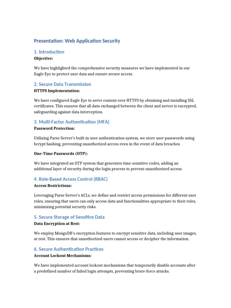 Enhancing Web Application Security | PDF | Security | Computer Security