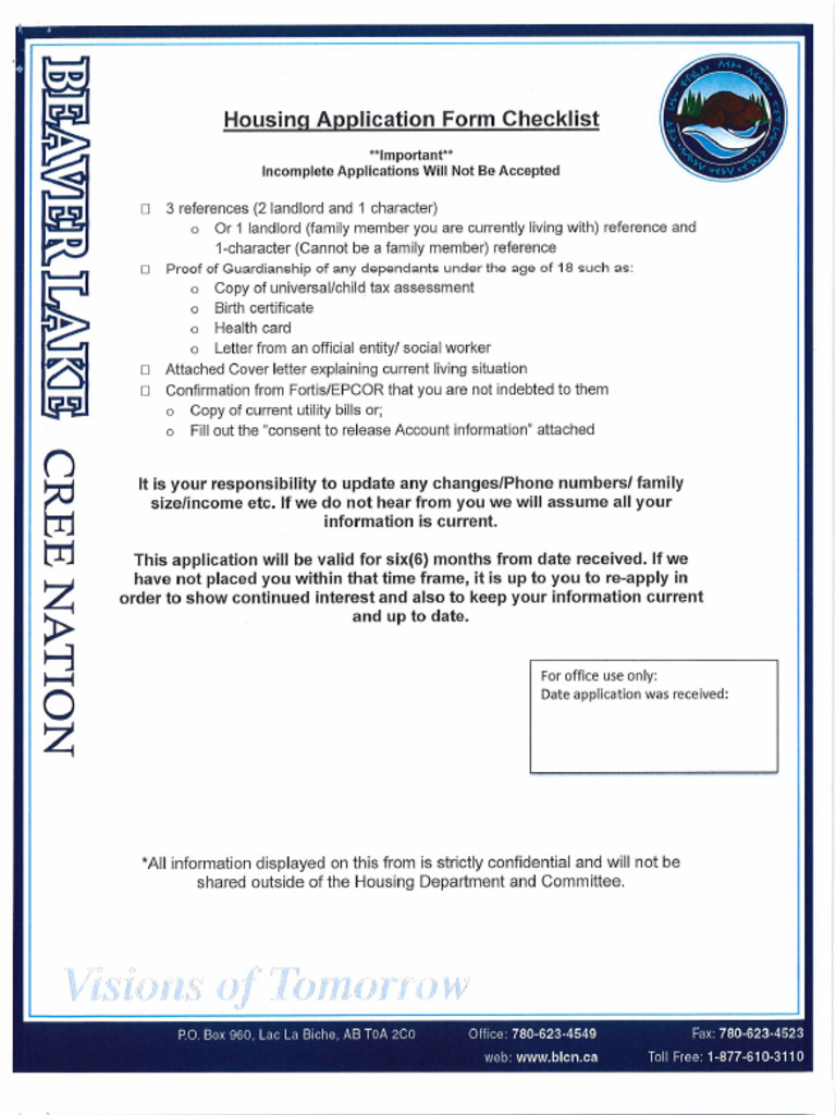 New Housing Application | PDF