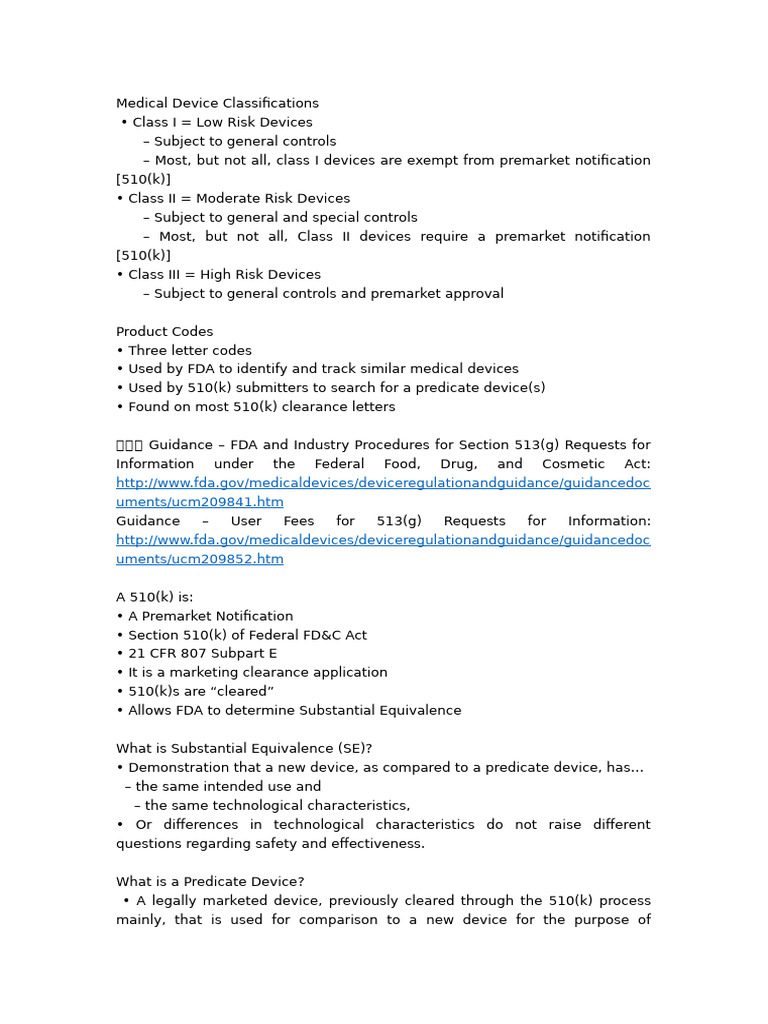 B CDRH-Learn 510k学习 - 完整版 | PDF | Food And Drug Administration | Medicine