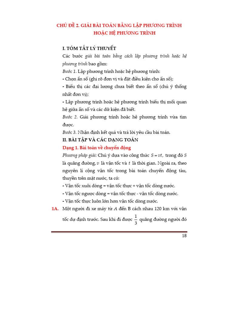 Giai bai toan bang cach lap p.t-hpt | PDF