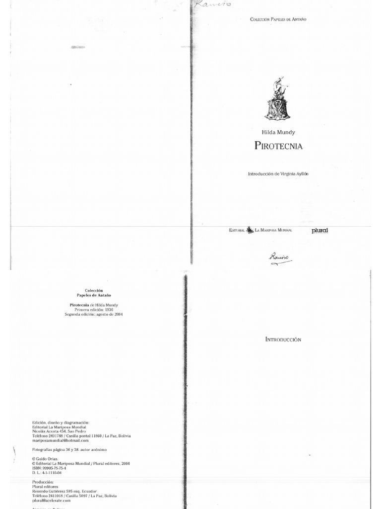 Mundy, Hilda. Pirotecnia | PDF