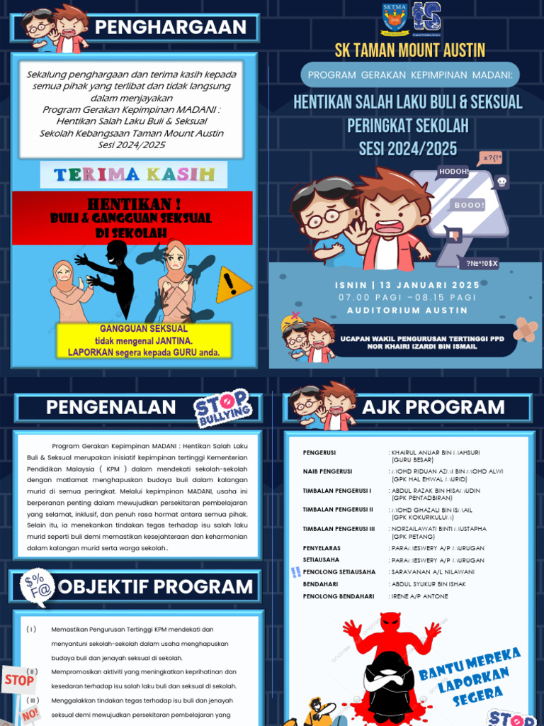 Buku Program Gerakan Kepimpinan Madani Hentikan Salah Sktma 2025 | PDF