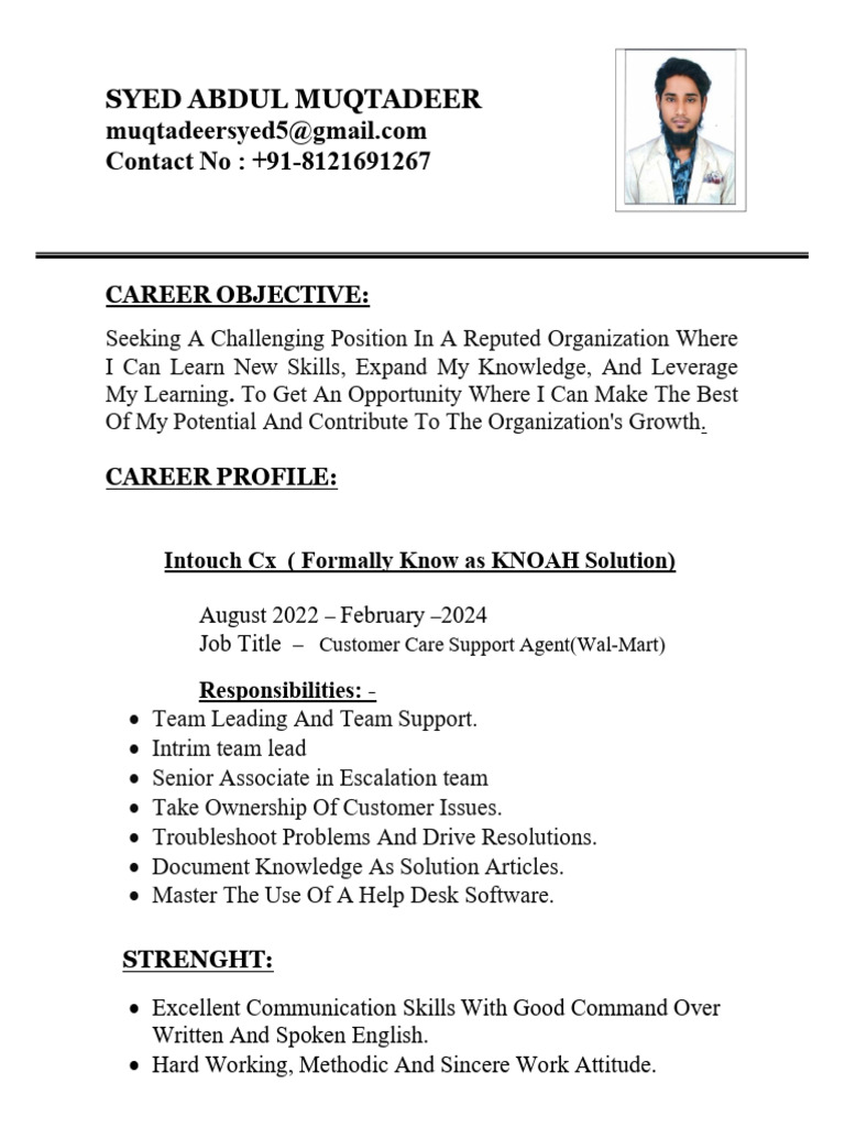 Abdul Resume | PDF