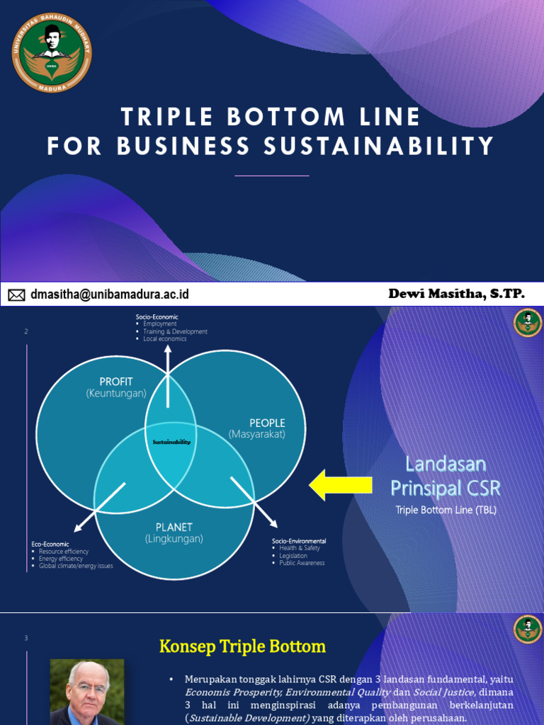 Penerapan Triple Bottom Line dalam Bisnis | PDF