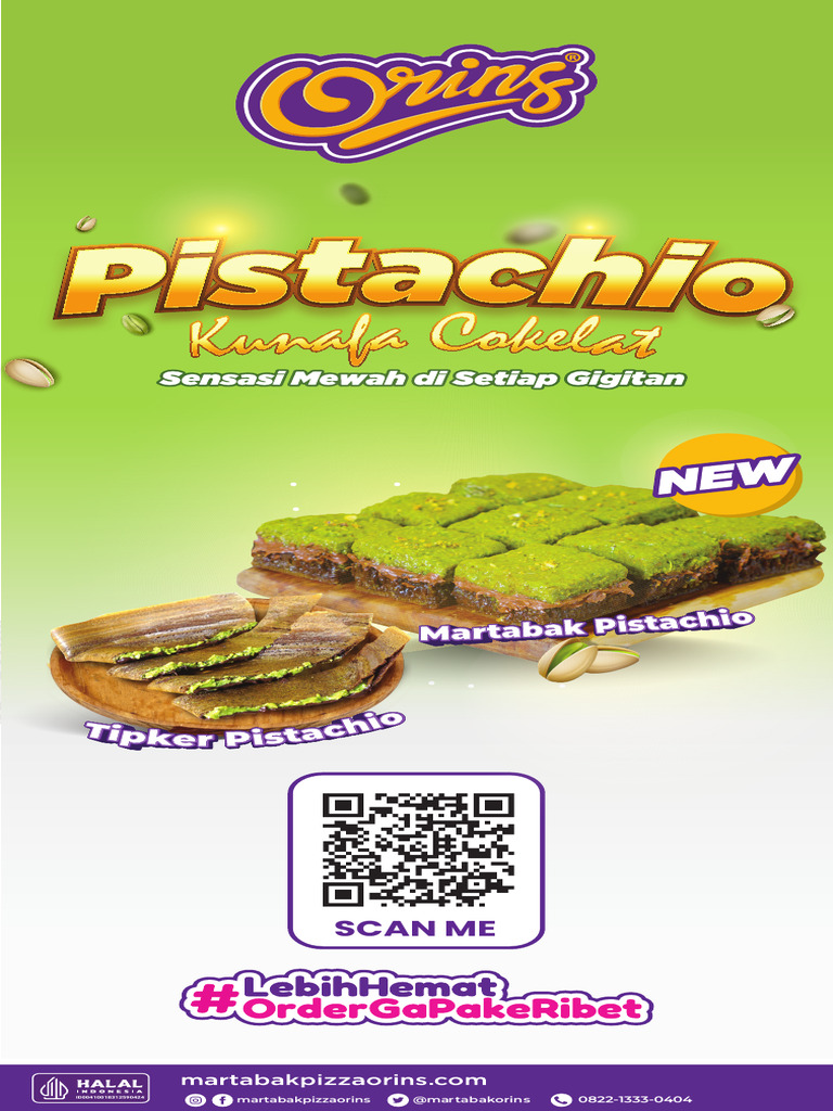 Pistachio Kunafa W 80 x H 180 - Stand Banner | PDF