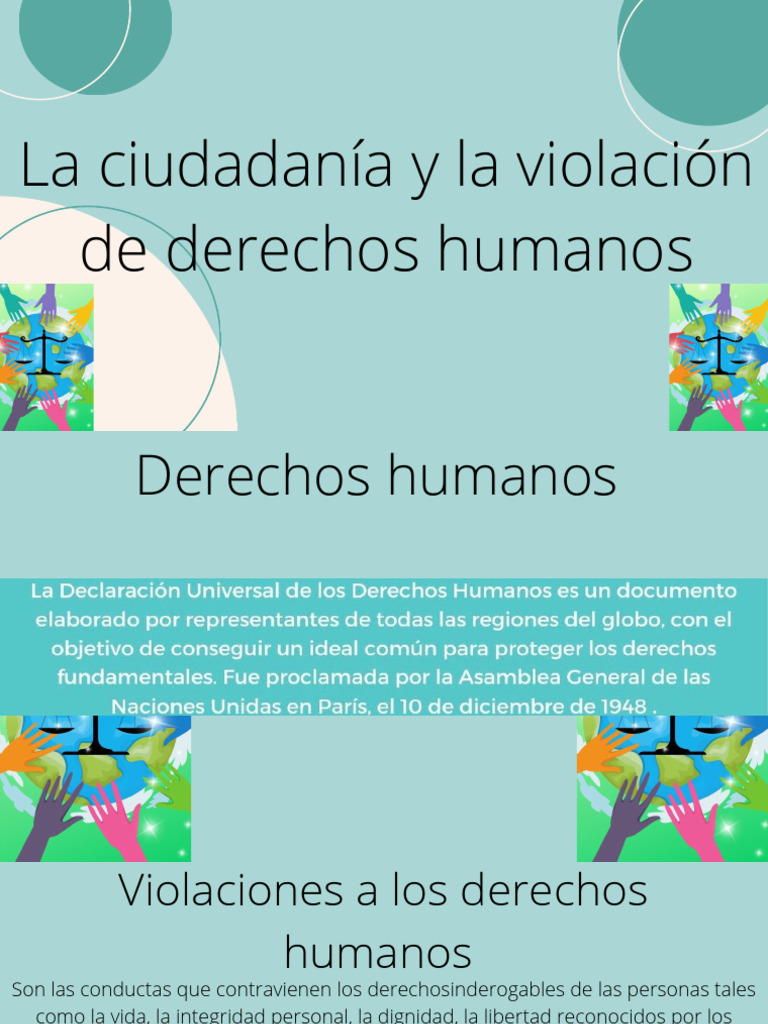 la ciudadanía y la violación de derechos humanos por favor mi bebé lindo, te amo mi papi ...