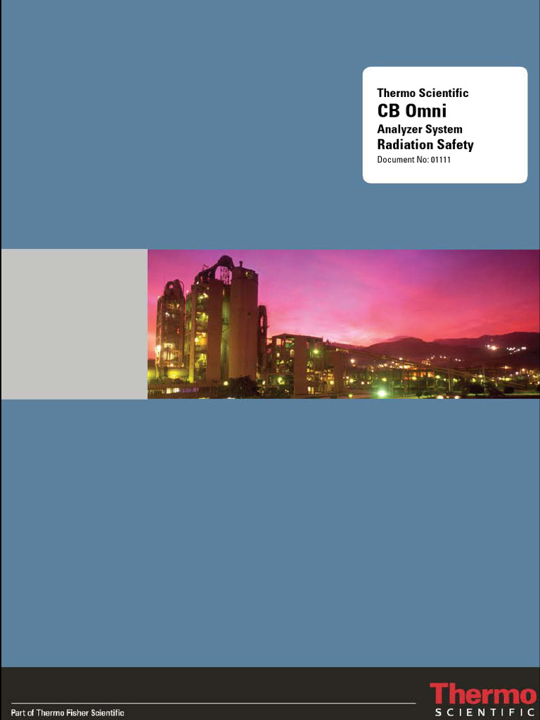 CB Omni Radiation Safety Manual | PDF | Absorbed Dose | Radioactive Decay