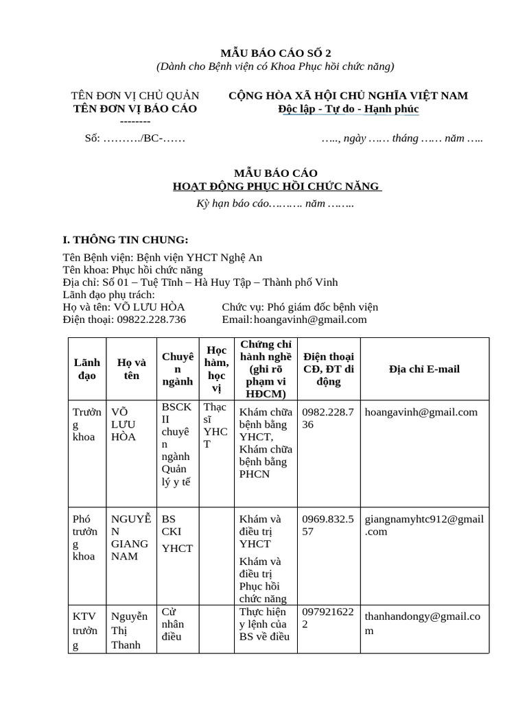 BÁO CÁO PHCN | PDF