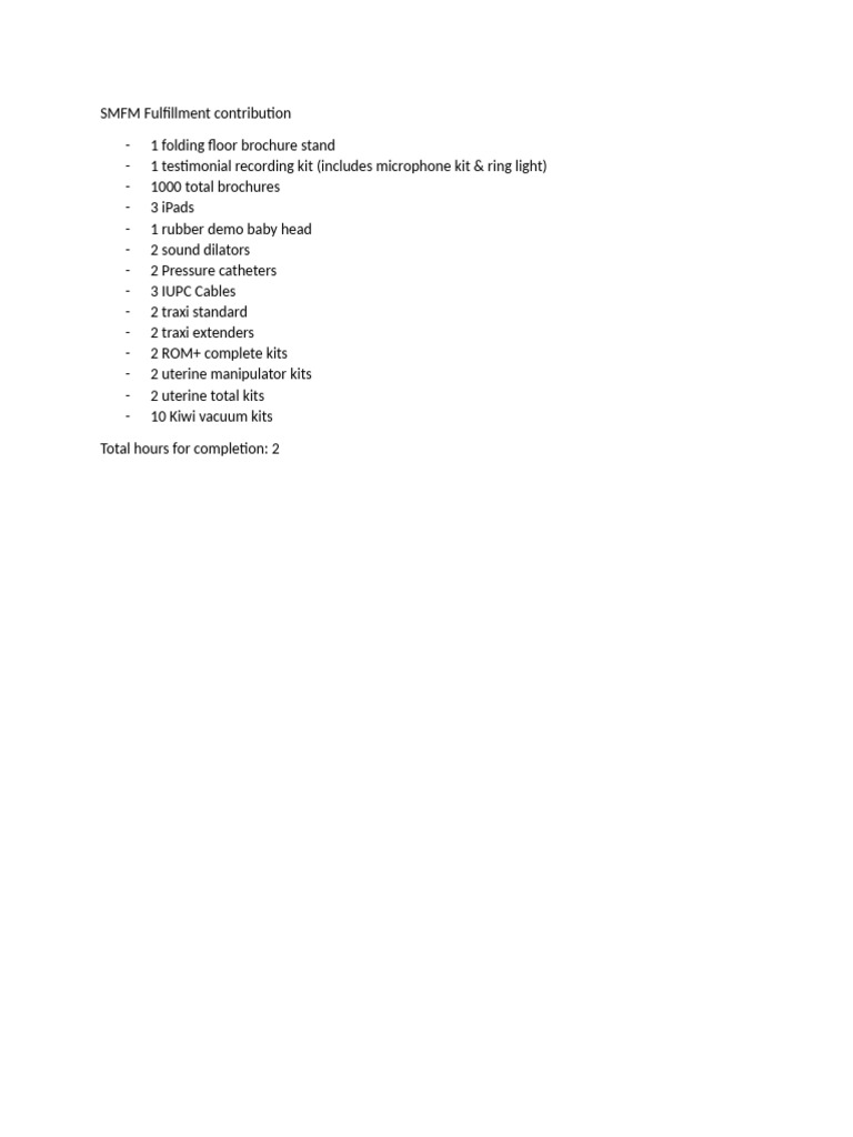 SMFM | PDF