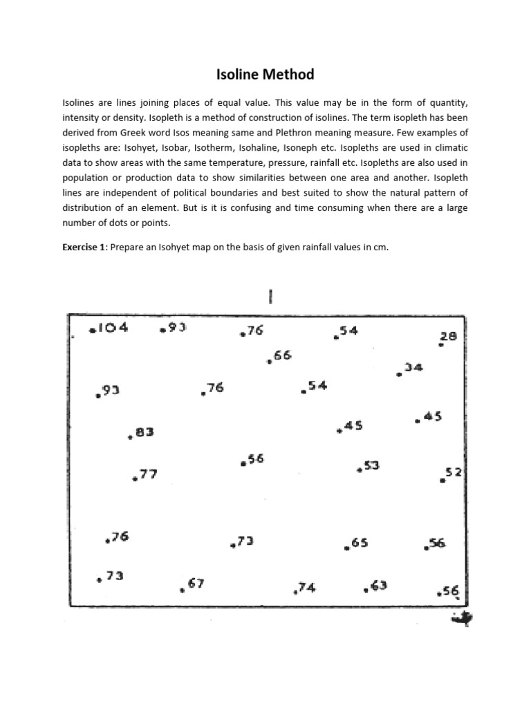 Isoline Method | PDF