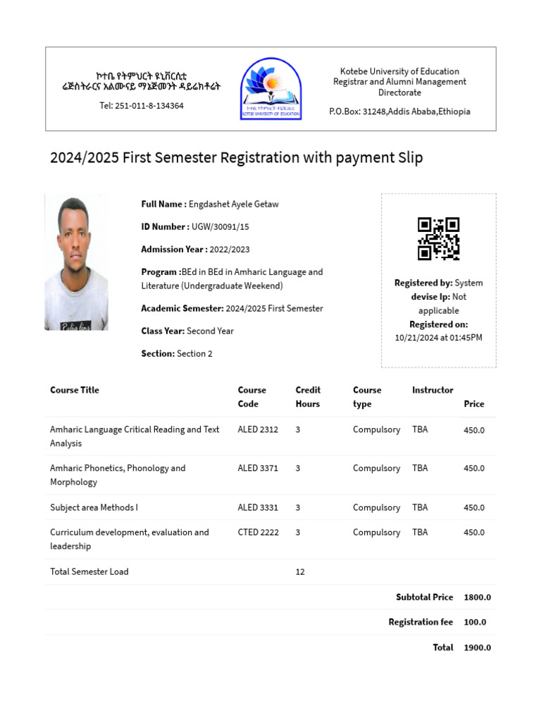 Kotebe University of Education | PDF