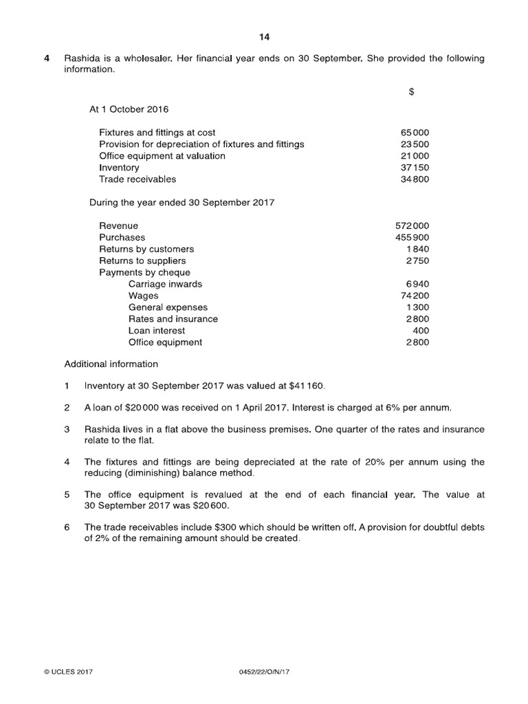 Income Statement - Practice Worksheet 3 | PDF