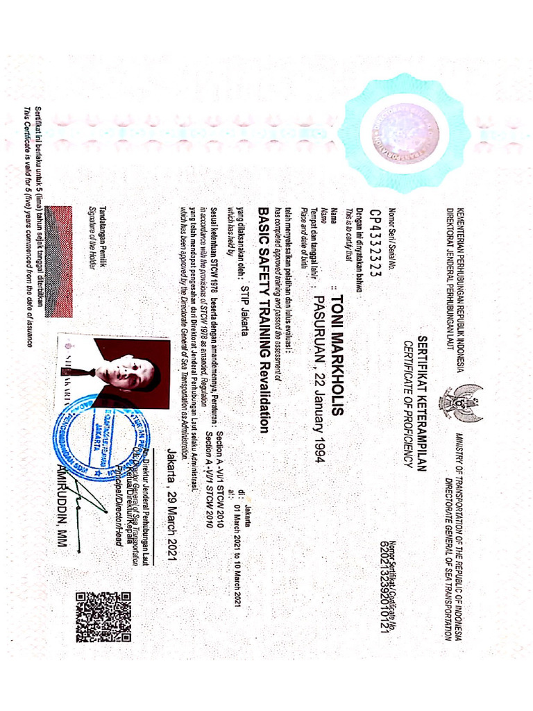 Toni markholis BST | PDF