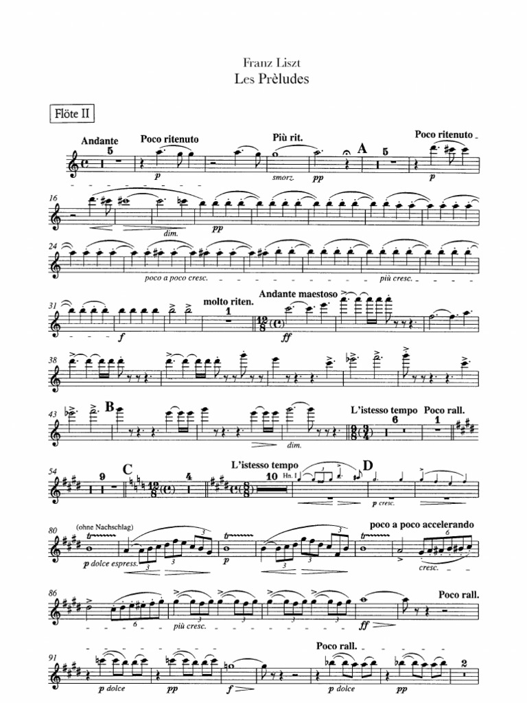 Liszt Flute II | PDF