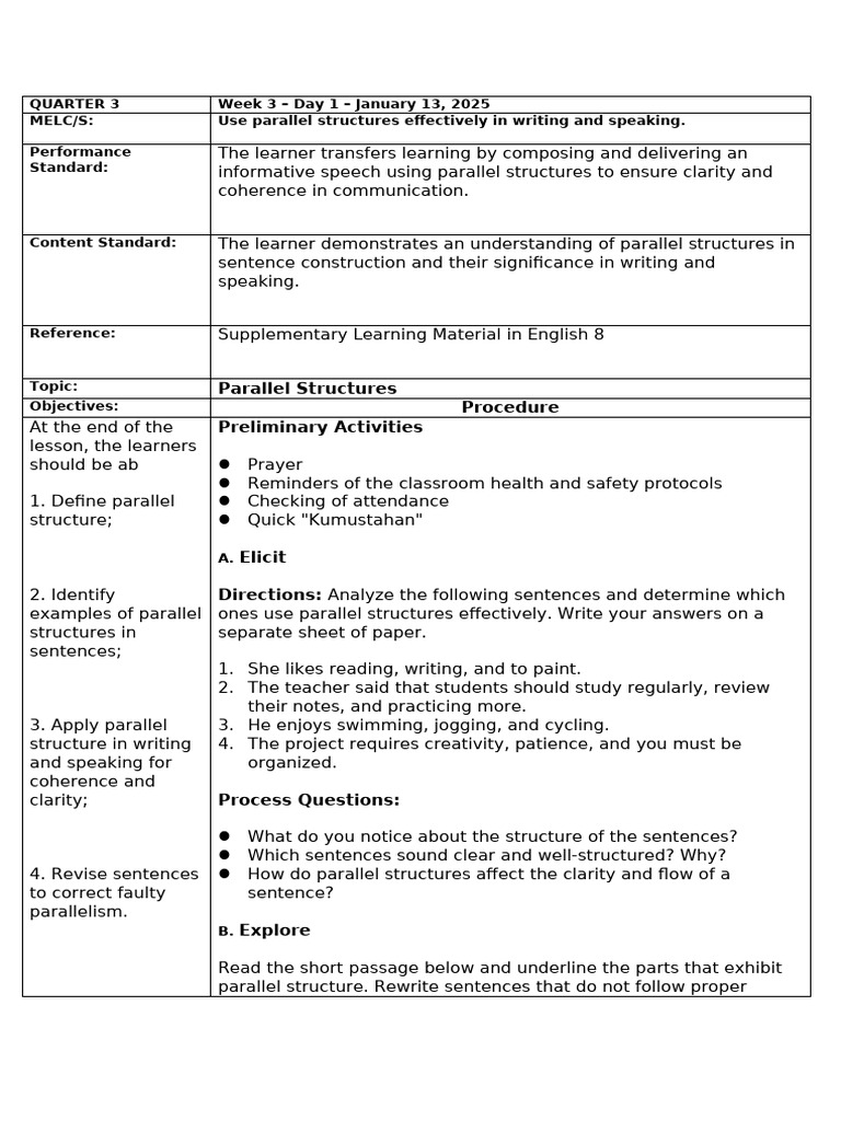 First Lesson Plan (Assessment) | PDF | Human Communication | Learning