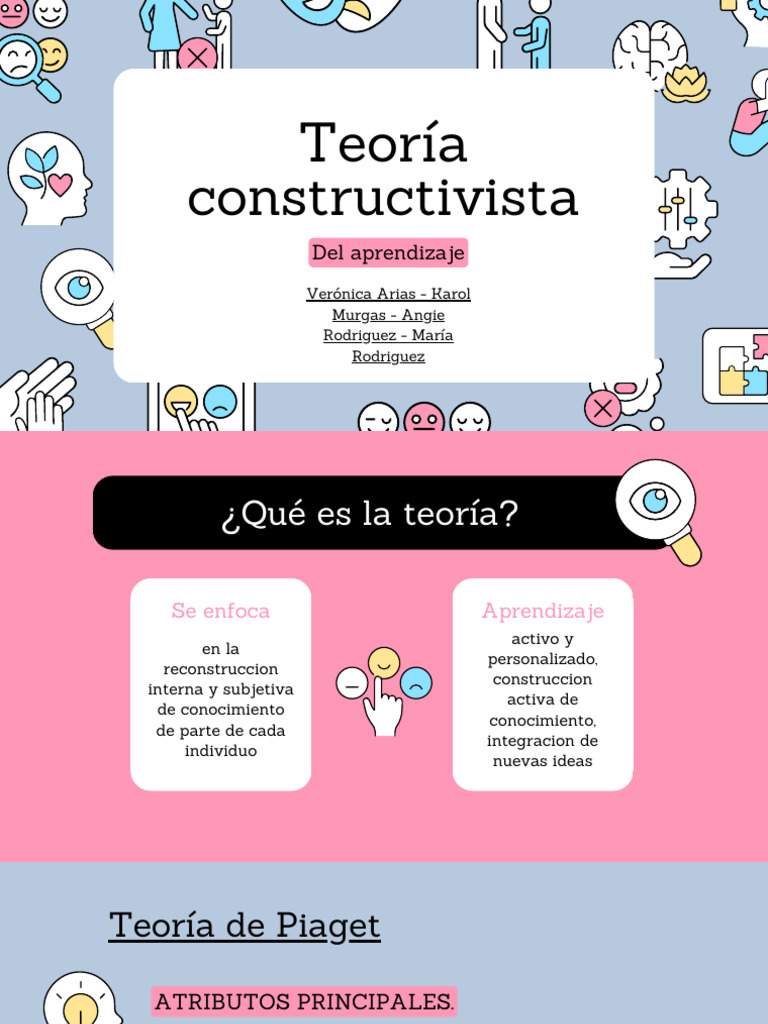 Teoría constructivista | PDF