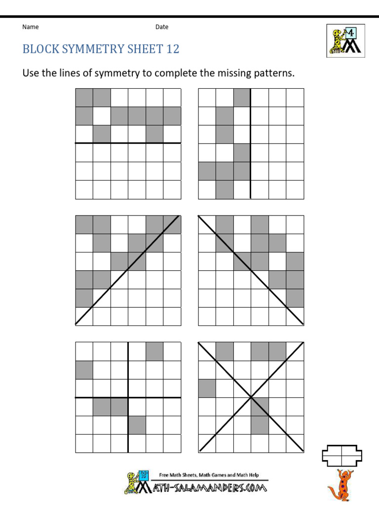 Student - Block Symmetry 12 | PDF
