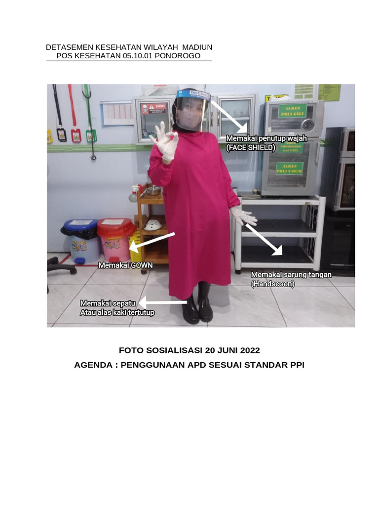 PMKP 3.5 Tersedia Bukti Penggunaan Apd Sesuai Standar Ppi | PDF