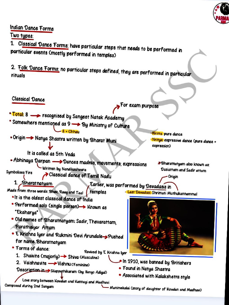 Classical Dance Forms | PDF