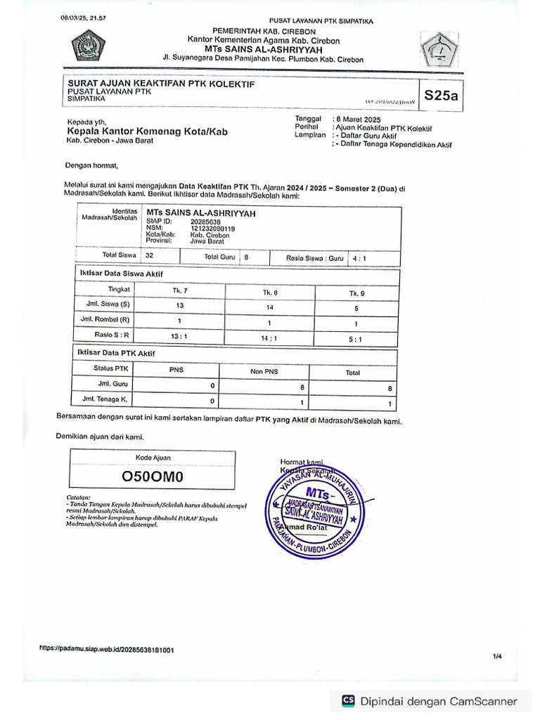 S25a Genap 2024-2025 | PDF