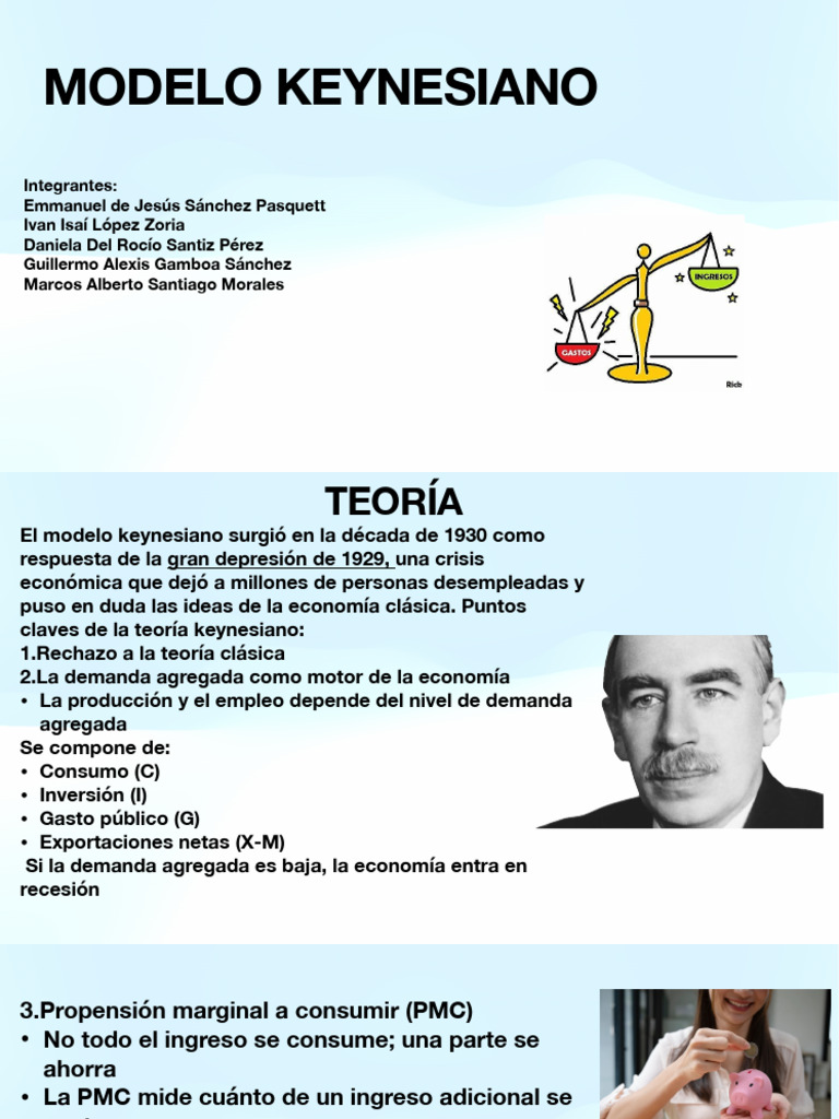 Características del Modelo Keynesiano | PDF | Economía keynesiana ...