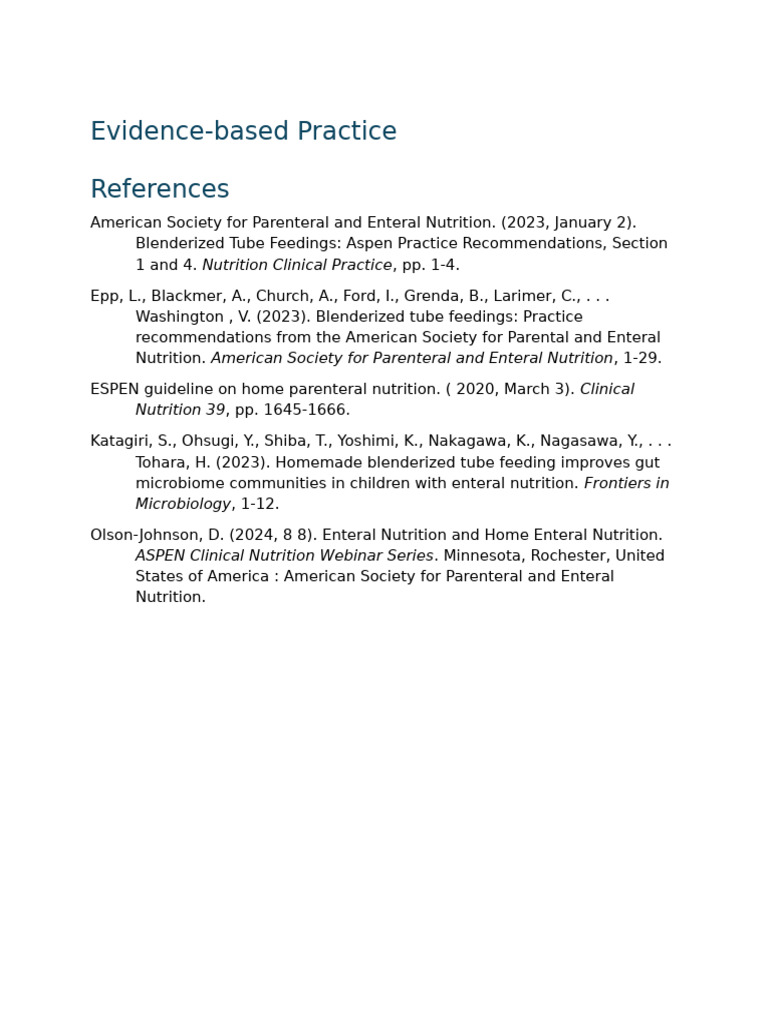 Evidence-Based Practice | PDF