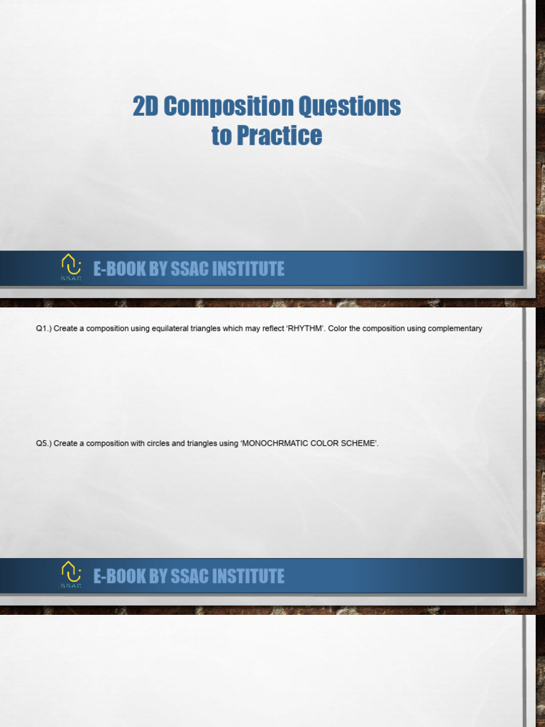 2D Composition Practice Questions | PDF