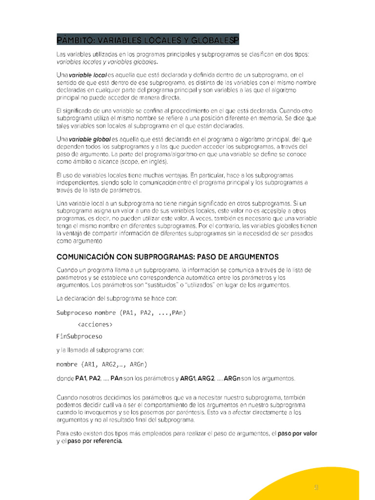 3.2 - Guía Subprogramas - Parte 2 | PDF